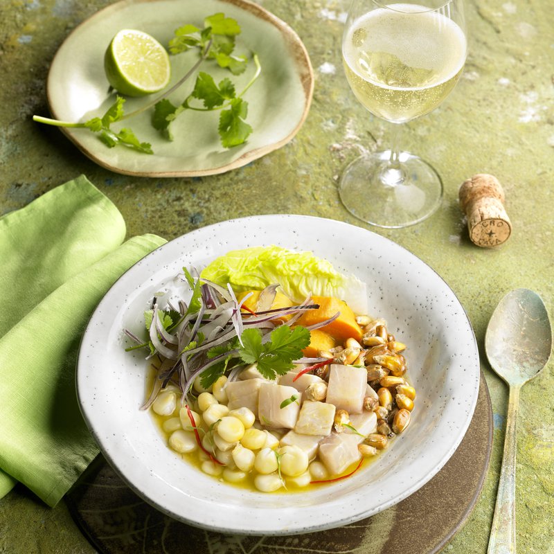 Ceviche de lubina | Recetas | D.O. Cava